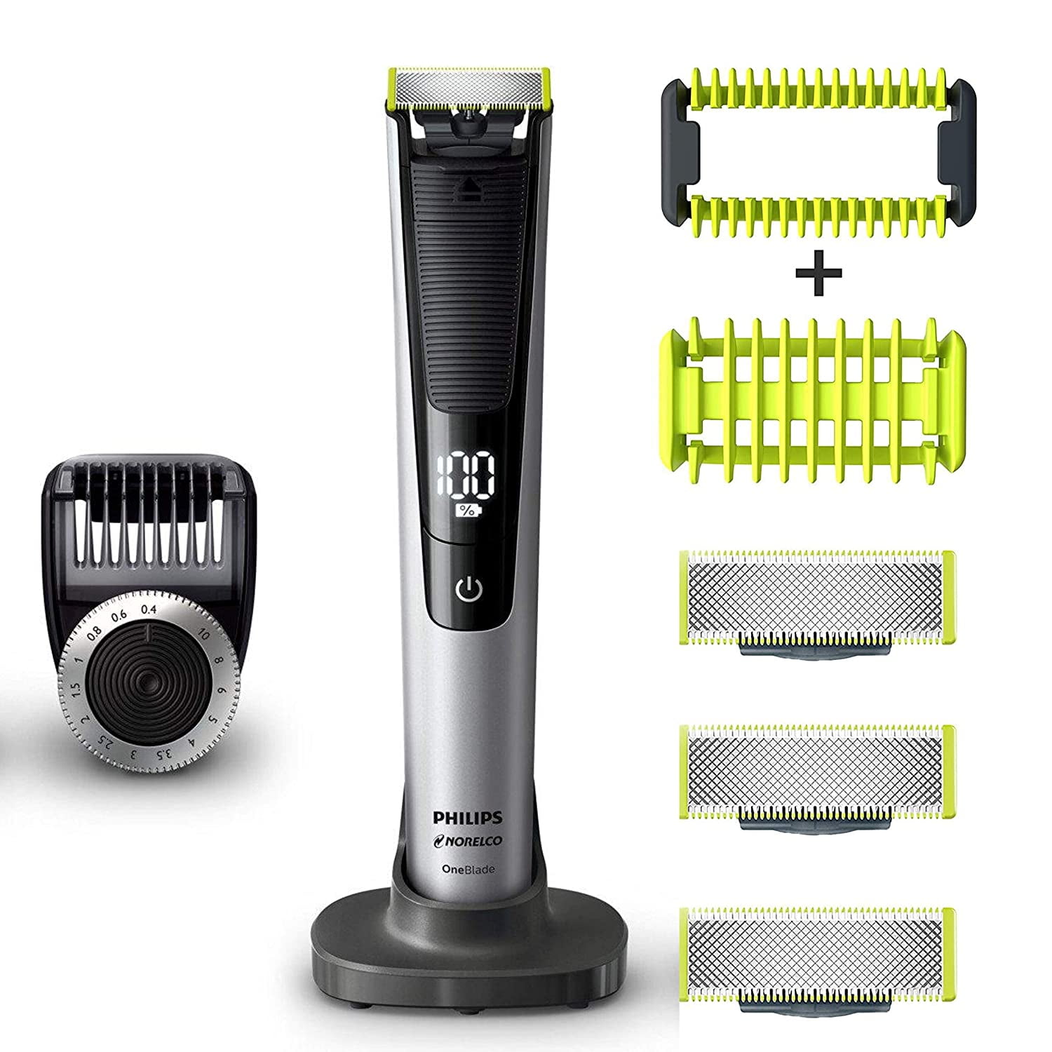 Philip OneBlade, Hybrid Electric Trimmer w Shaver w Charging Stand ...