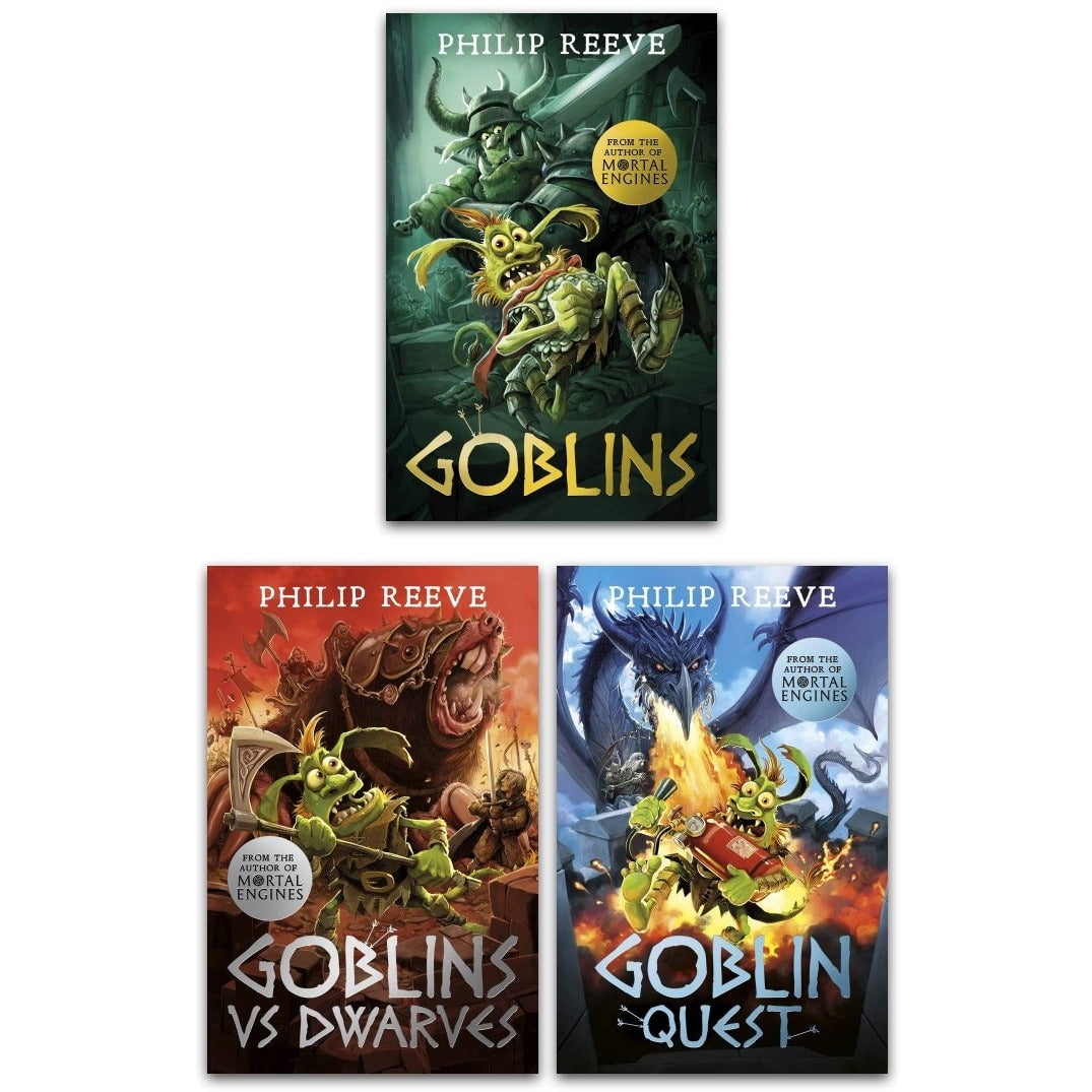 Philip Reeve Goblins Series 3 Books Collection Set - Goblins, Goblins ...