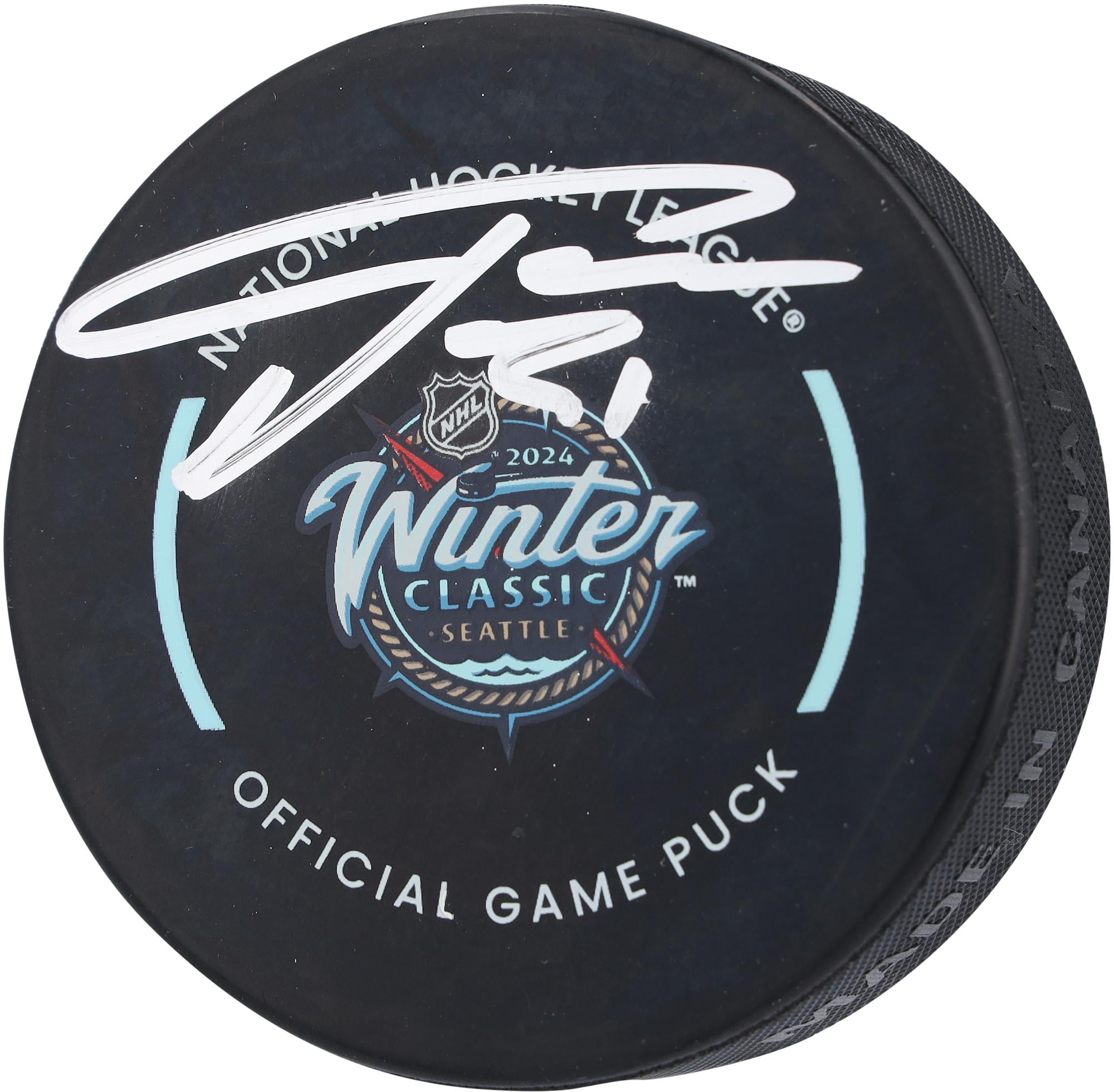 Philipp Grubauer Seattle Kraken Autographed 2024 Winter Classic Hockey ...