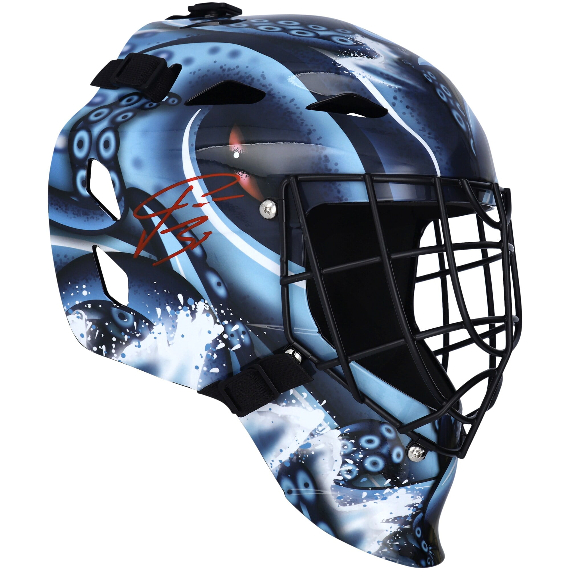 Philipp Grubauer Seattle Kraken Autographed Replica Goalie Mask ...