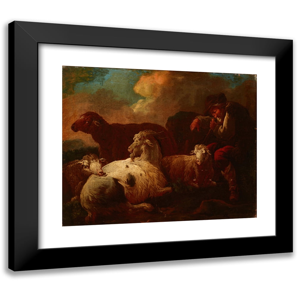 Philipp Peter Roos 17x15 Black Modern Framed Museum Art Print Titled ...