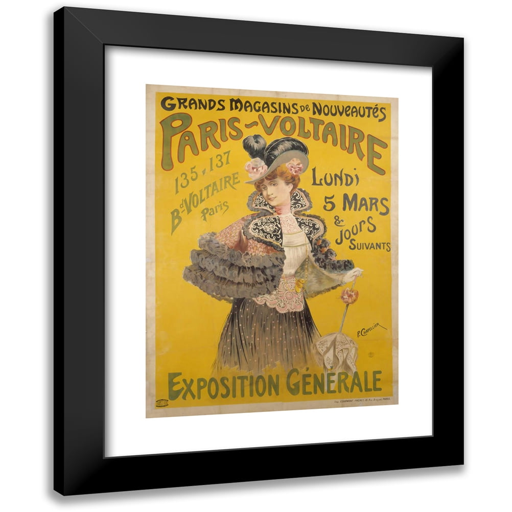Philippe Chapellier 14x18 Black Modern Framed Museum Art Print Titled ...