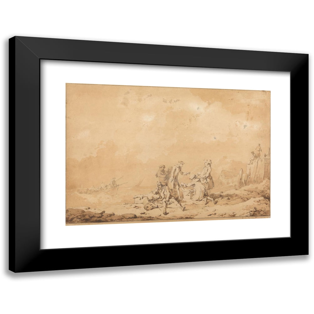 Philippe-Jacques de Loutherbourg 18x14 Black Modern Framed Museum Art ...
