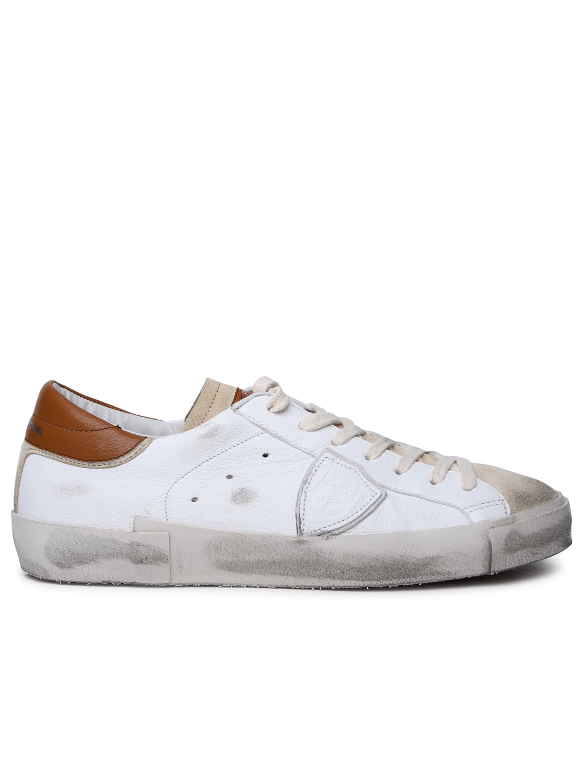 Philippe Model Uomo 'Prsx' White Leather Sneakers - Walmart.com