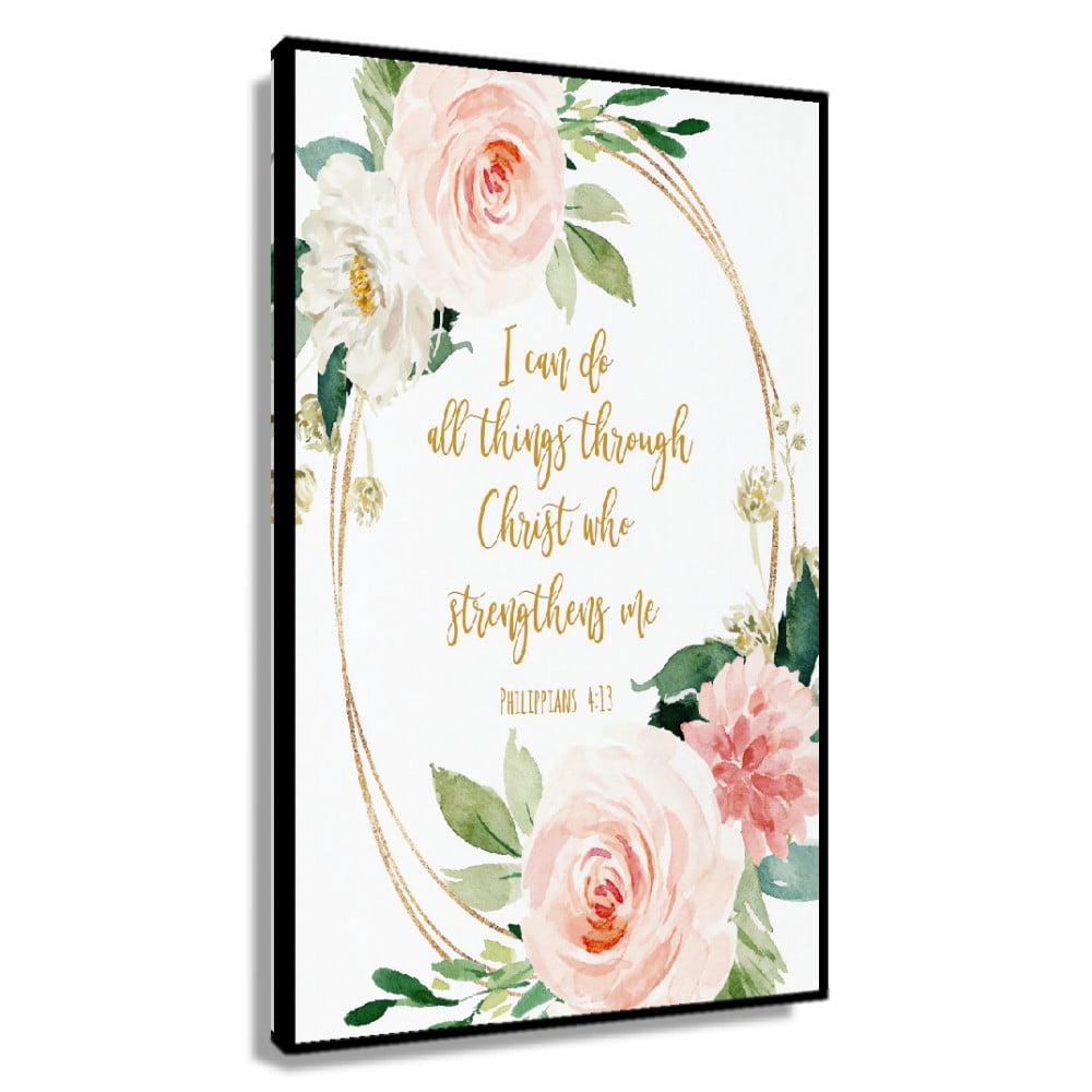 Philippians 4 13 I Can Do Scripture Printable Wall Art, Bible Verse ...