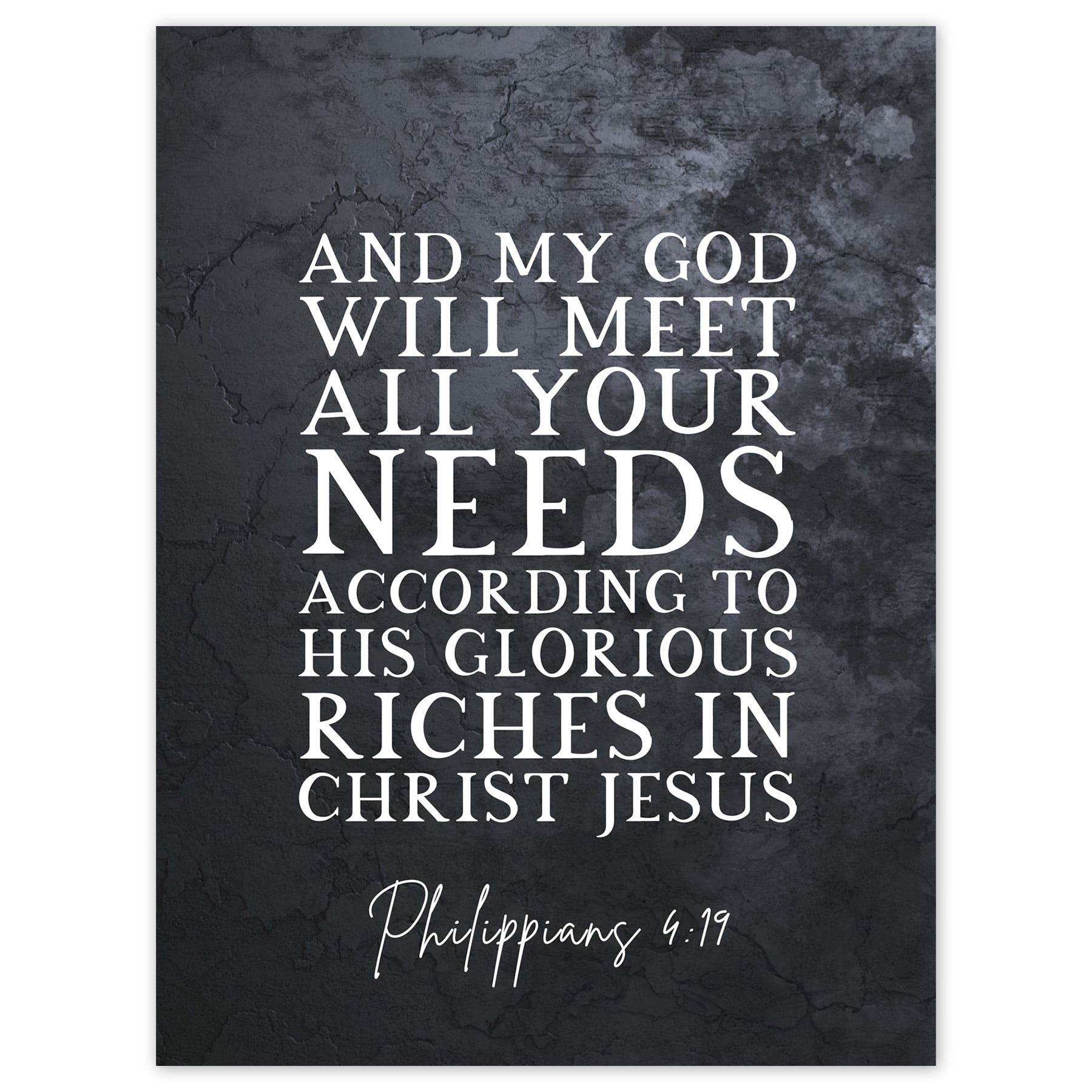 Philippians 4:19 GOD Will Meet All Your Needs Christ Jesus Christian ...