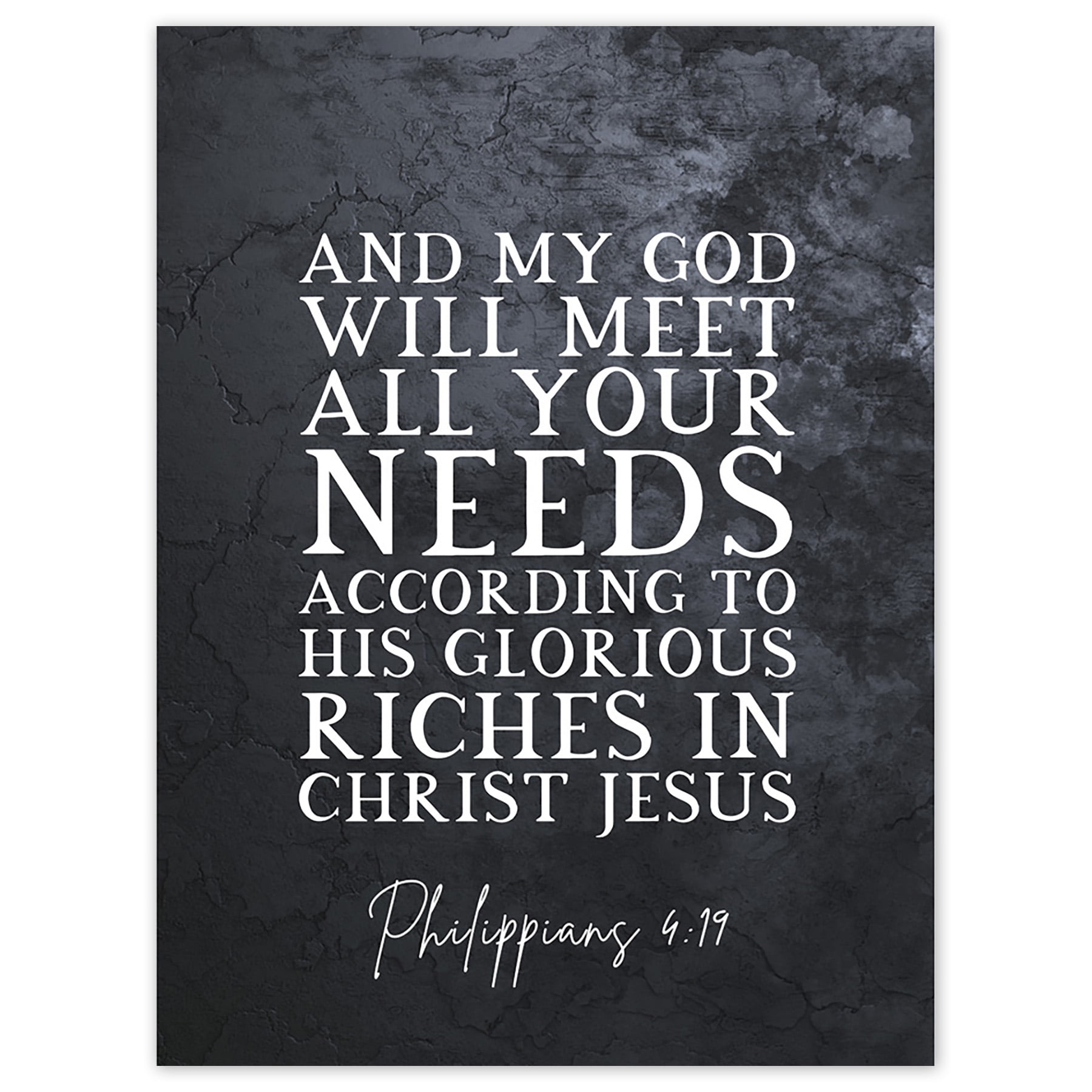 Philippians 4:19 GOD Will Meet All Your Needs Christ Jesus Christian ...