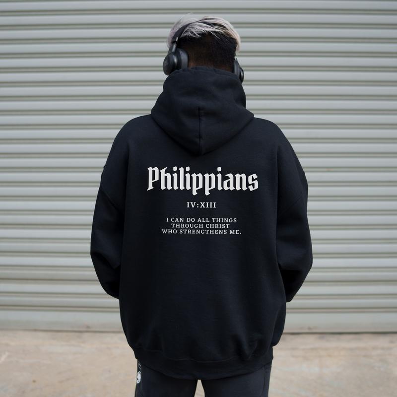 Philippians 4 Christian Bible Verse Christian Merch Mens Christian ...