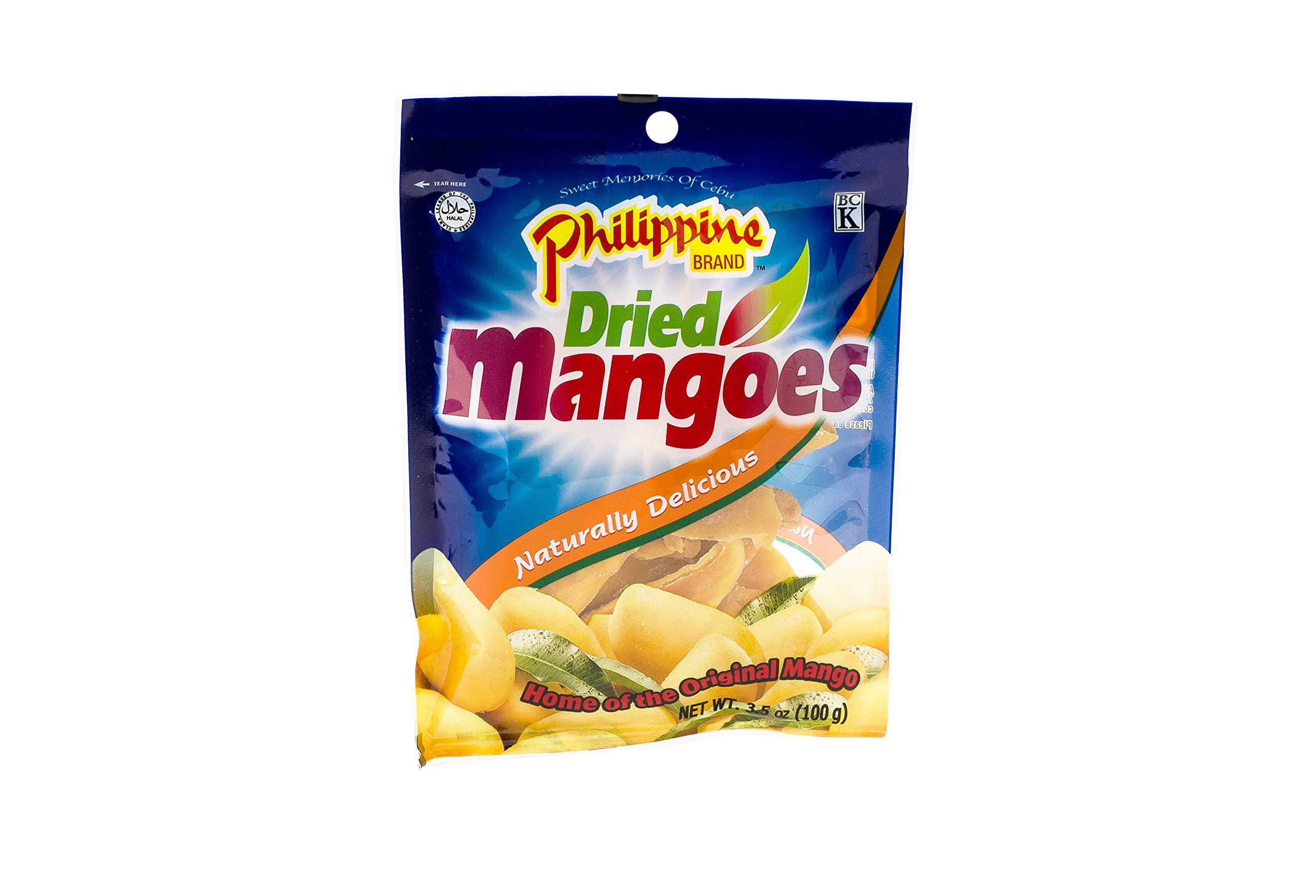Philippine Brand - Dried XEF1 Mangoes (Net Wt. 3.53 Oz.) - Walmart.com