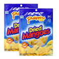 Philippine Brand Natural Mango Fruit Snacks, Delicious Dried Mangoes, 3.5 Oz (100 g), 2 Pack ...