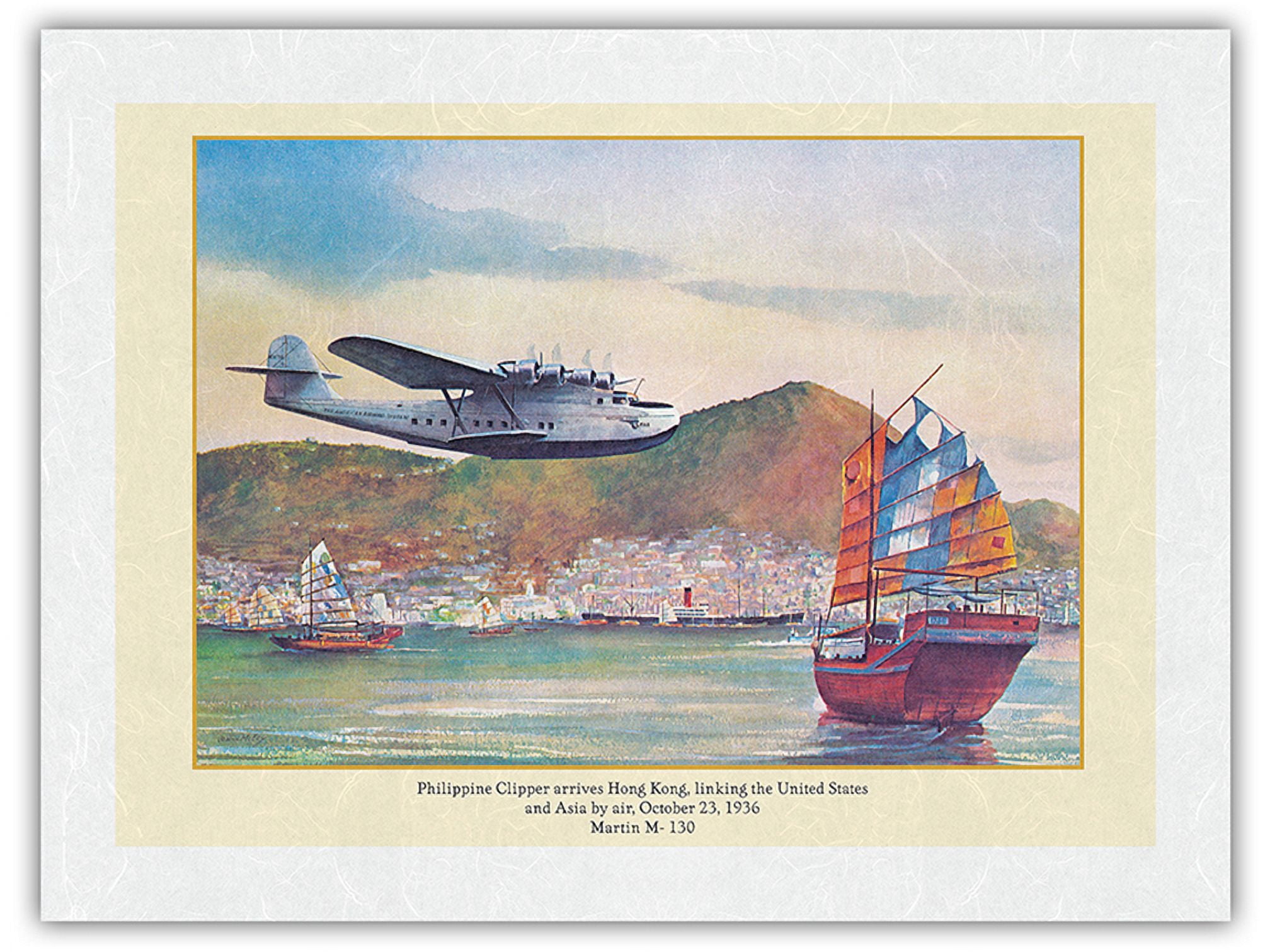 Philippine Clipper Arrives Hong Kong Oct. 1936 - Pan American Airways ...