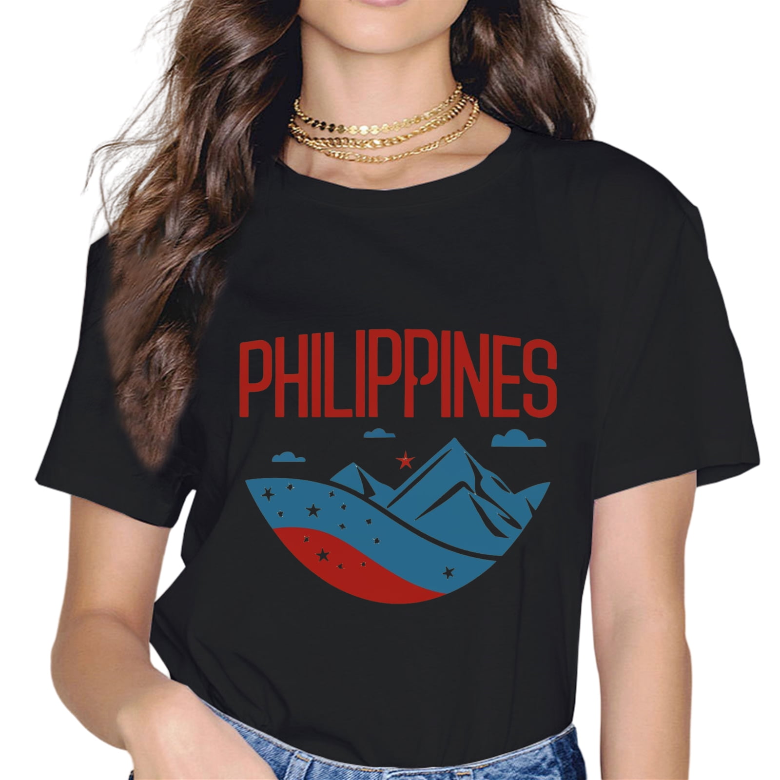 Philippine Flag Shirt - Philippines Sun and Star T-Shirt - Walmart.com