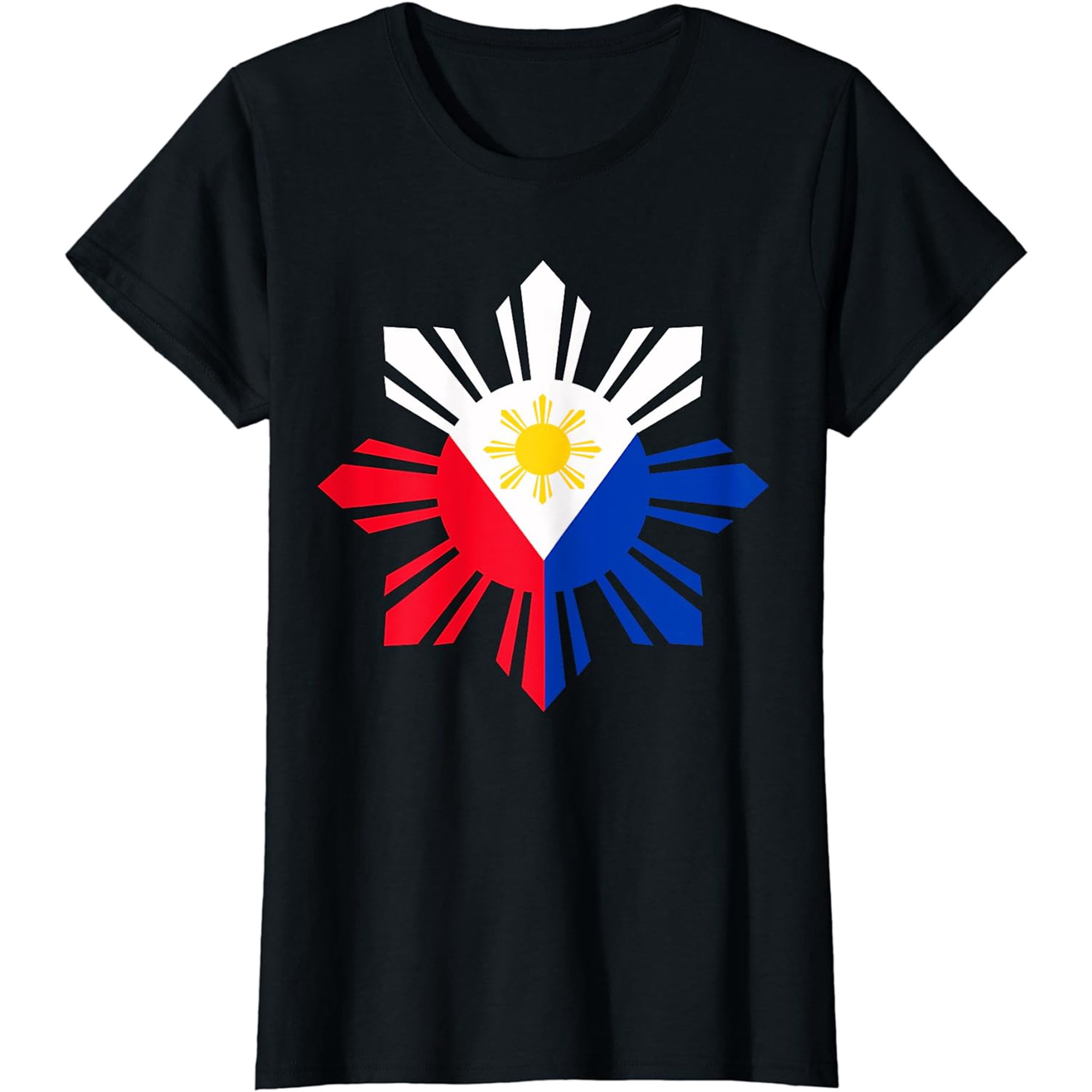 Philippine Flag T-Shirt Pinoy Flag Filipino Shirt Pinoy Sun - Walmart.com