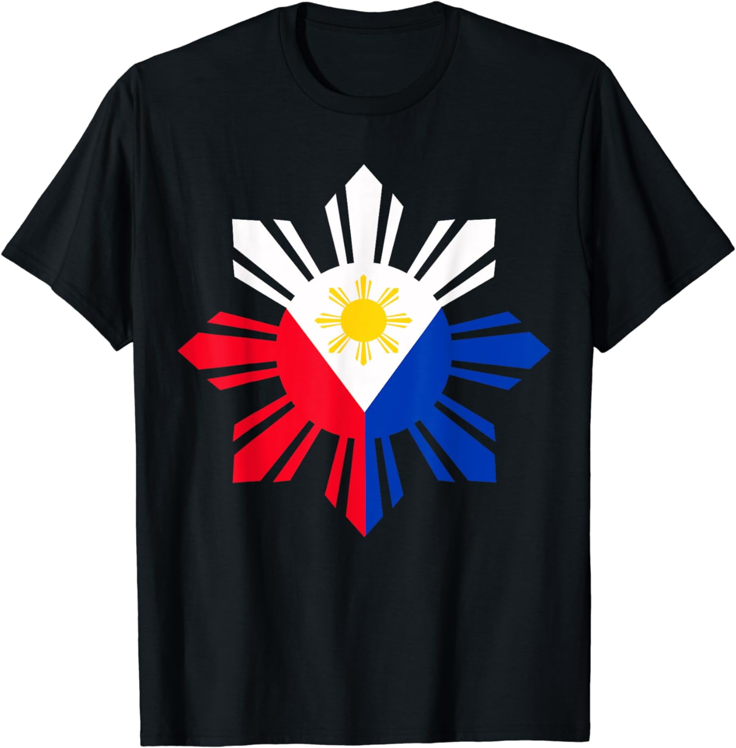 Philippine Flag T-Shirt Pinoy Flag Filipino Shirt Pinoy Sun - Walmart.com