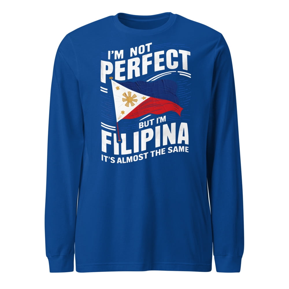 Philippine Heritage Flag Apparel Unisex Long Sleeve Shirt, Women ...