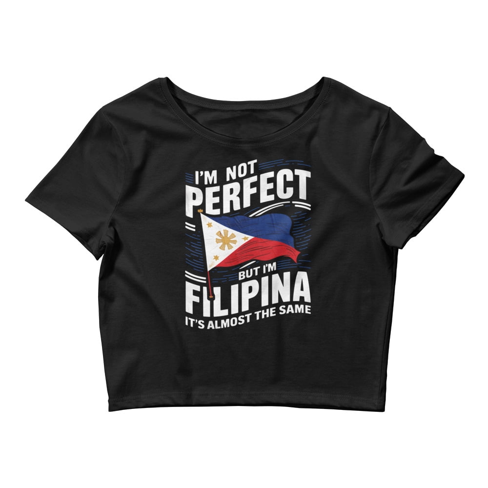 Philippine Heritage Flag Apparel Women’s Crop Tee, Women Filipina Flag ...