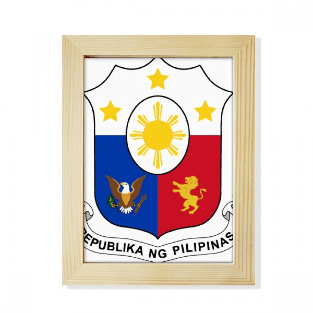 Philippines Asia National Emblem Desktop Adorn Photo Frame Display Art ...
