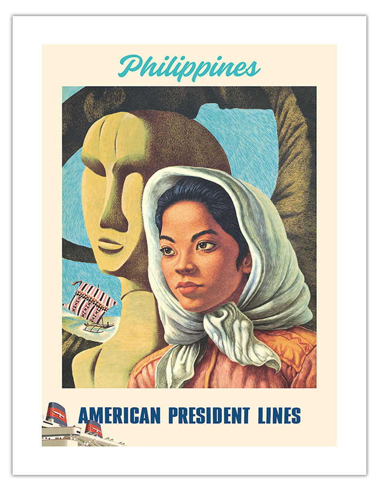Philippines - Filipina Igorot Statue - American President Lines ...