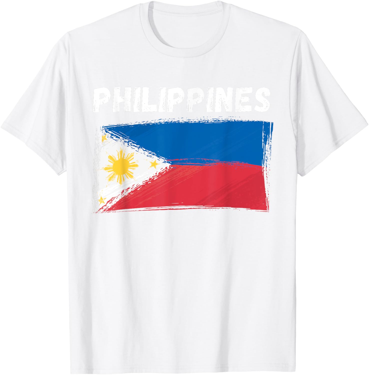 Philippines Flag Holiday Vintage Grunge Filipino Flag T-Shirt - Walmart.com