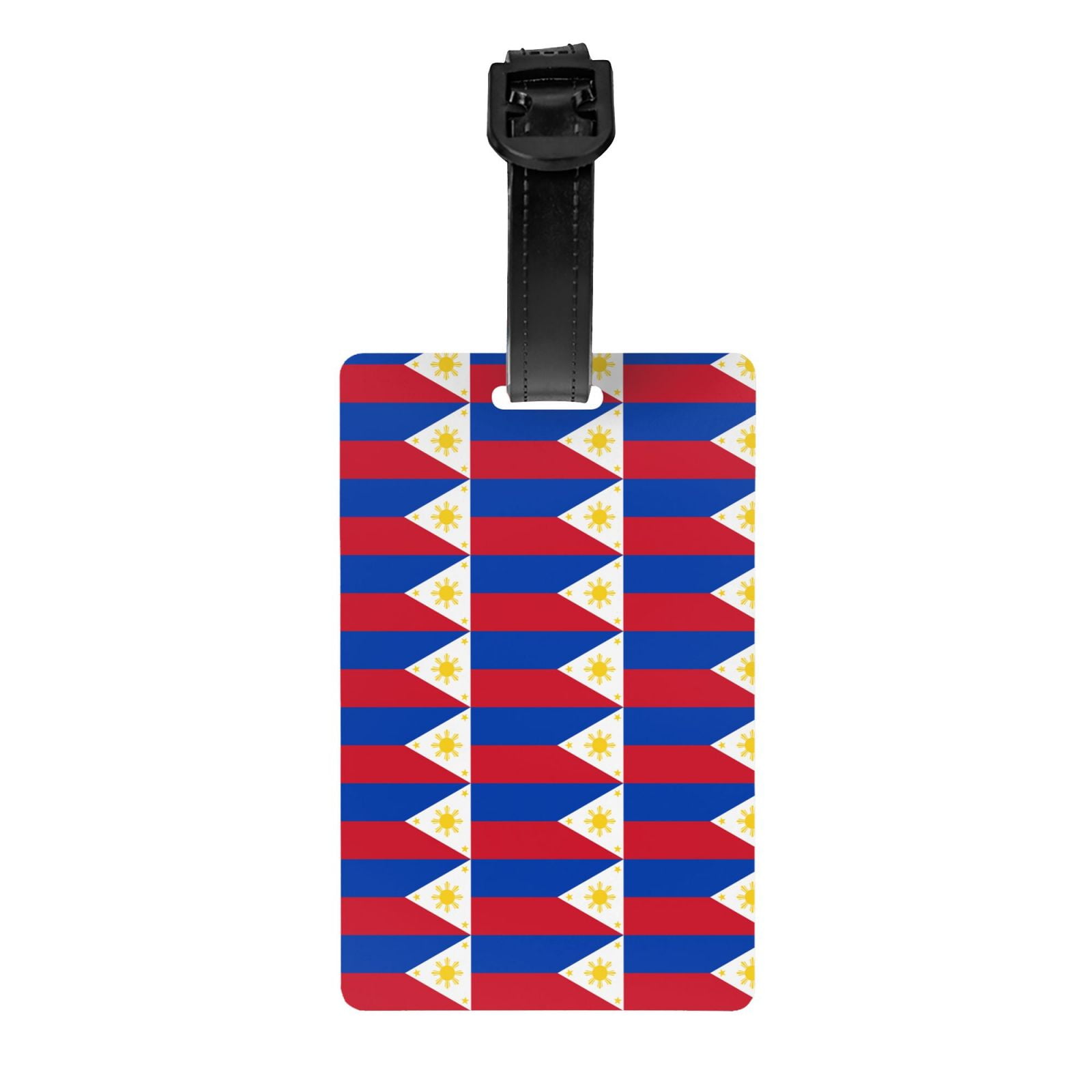 Philippines Flag Luggage Tag Name Id Card Suitcase Labels Identifiers ...