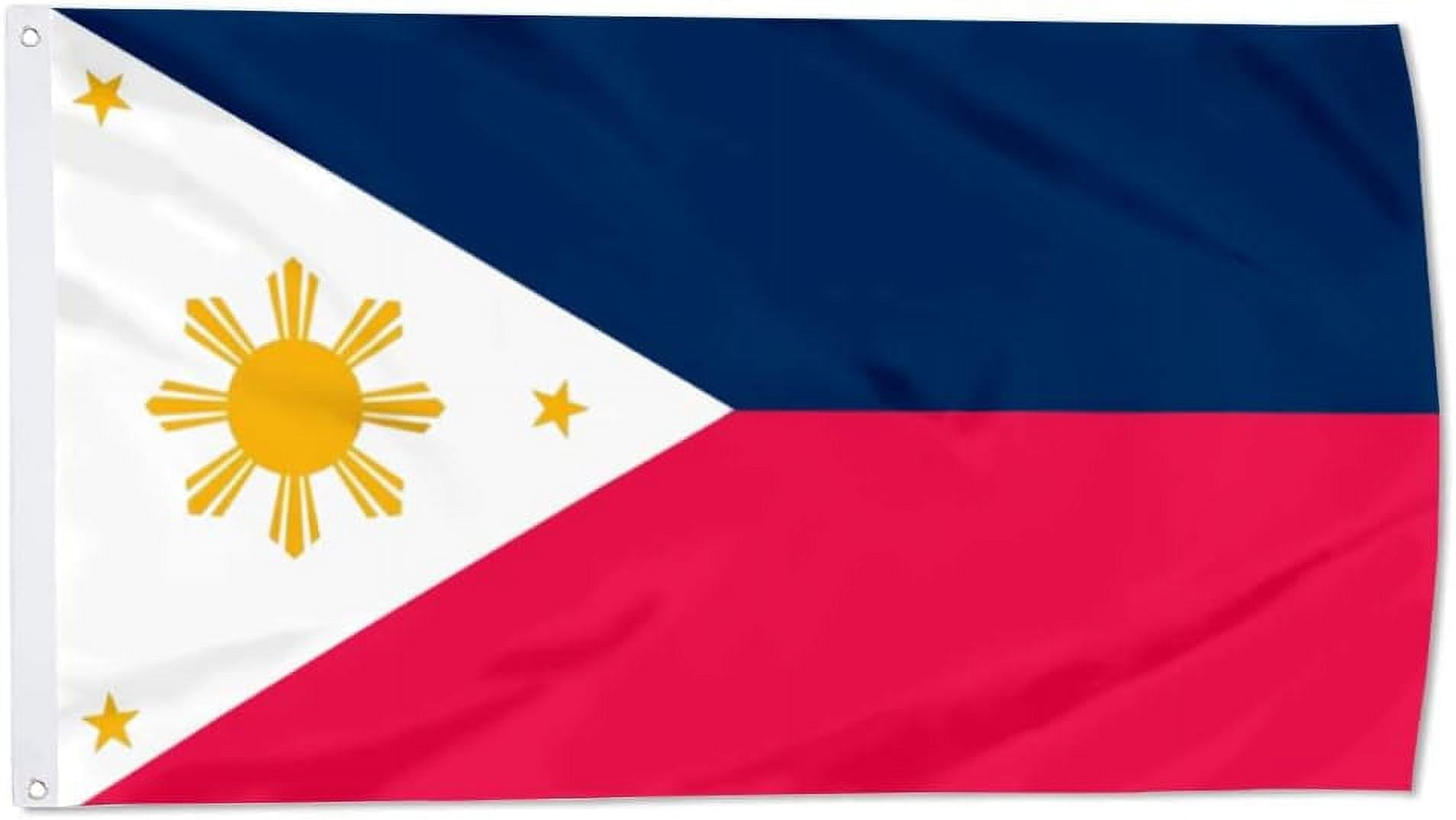 Philippines Flag - UV Fade Resistant Double Sided and Polyester banner ...
