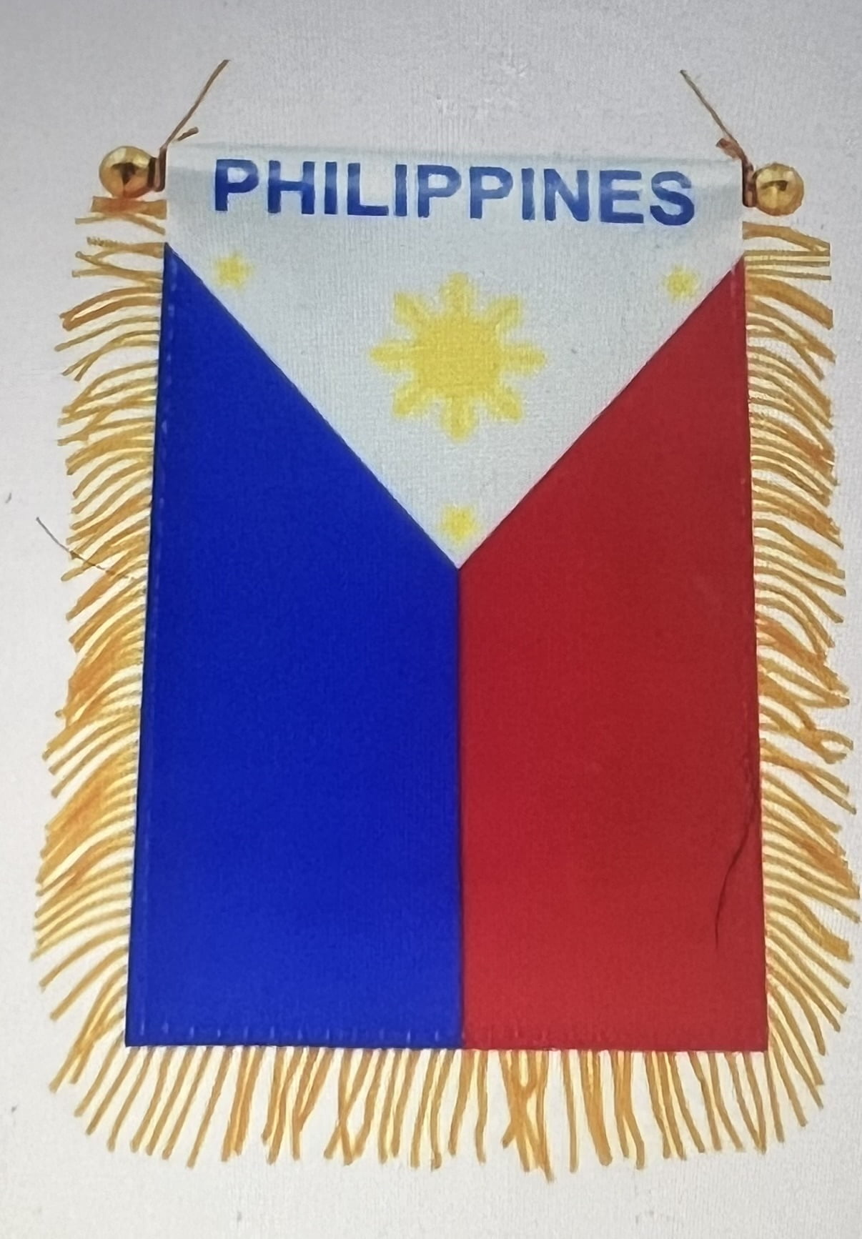 Philippines Fringy Window Hanging Flag - Philippine Hanging Flag 4x6 ...