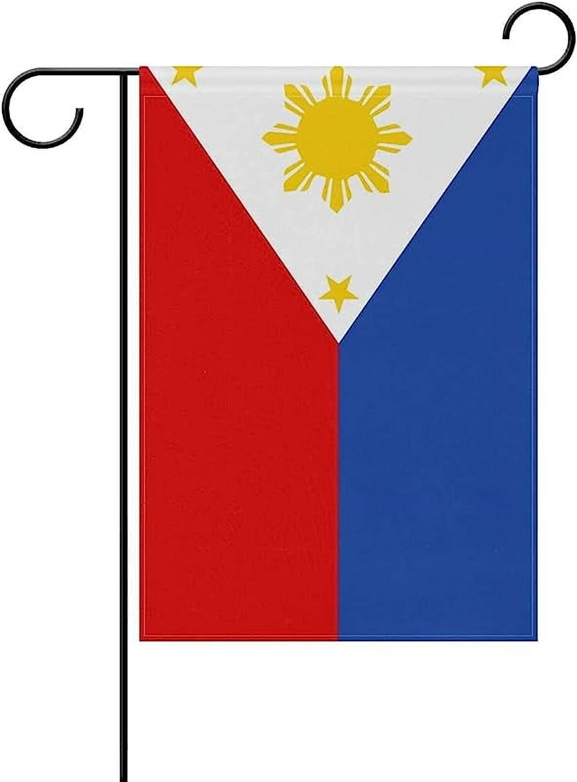 Philippines Garden Flags 12 x 18 Inches Double Sided Vivid Color and ...