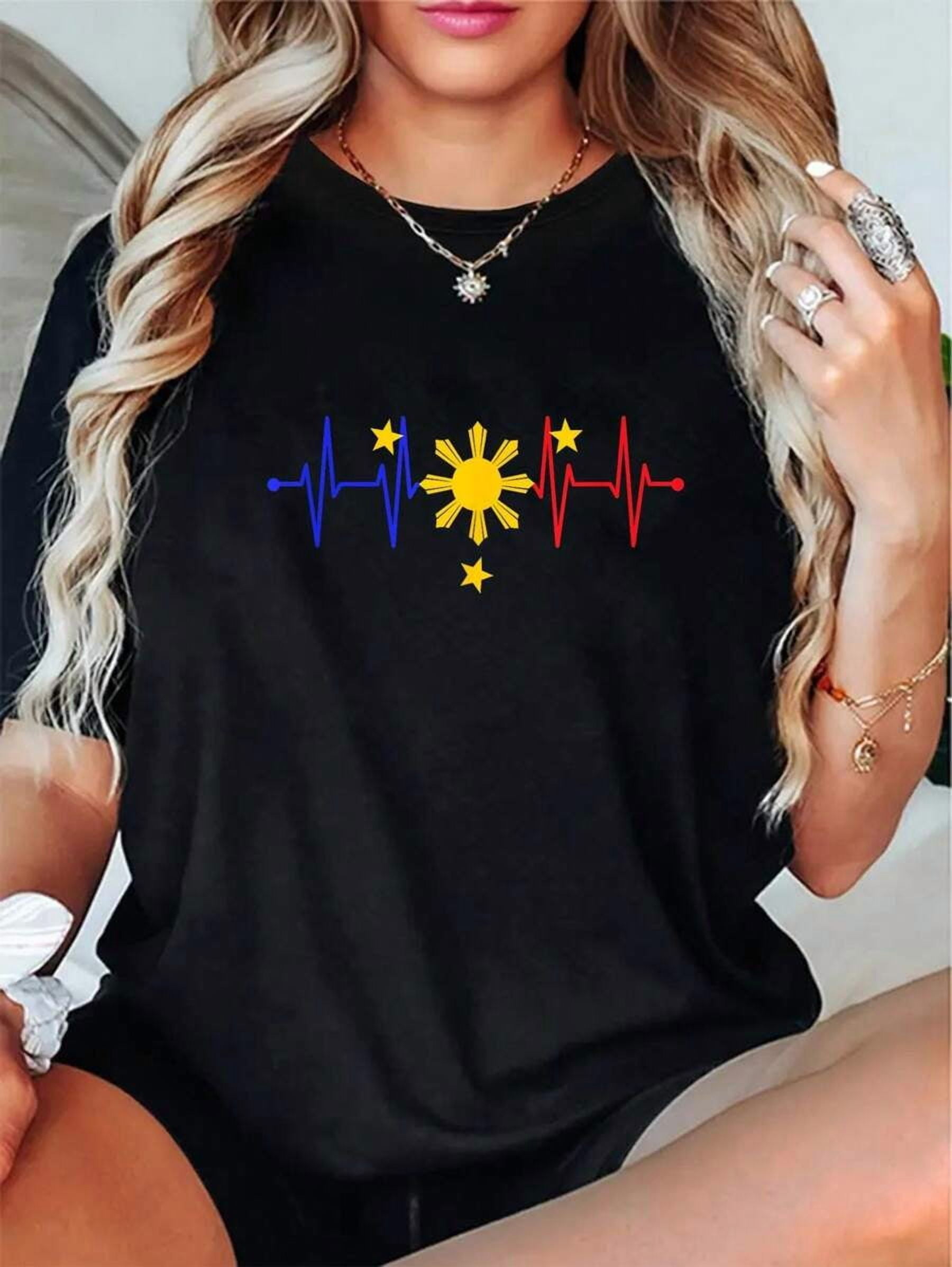 Philippines Pinoy Pinay Filipino Filipina Pride Heart Flag T-Shirt ...