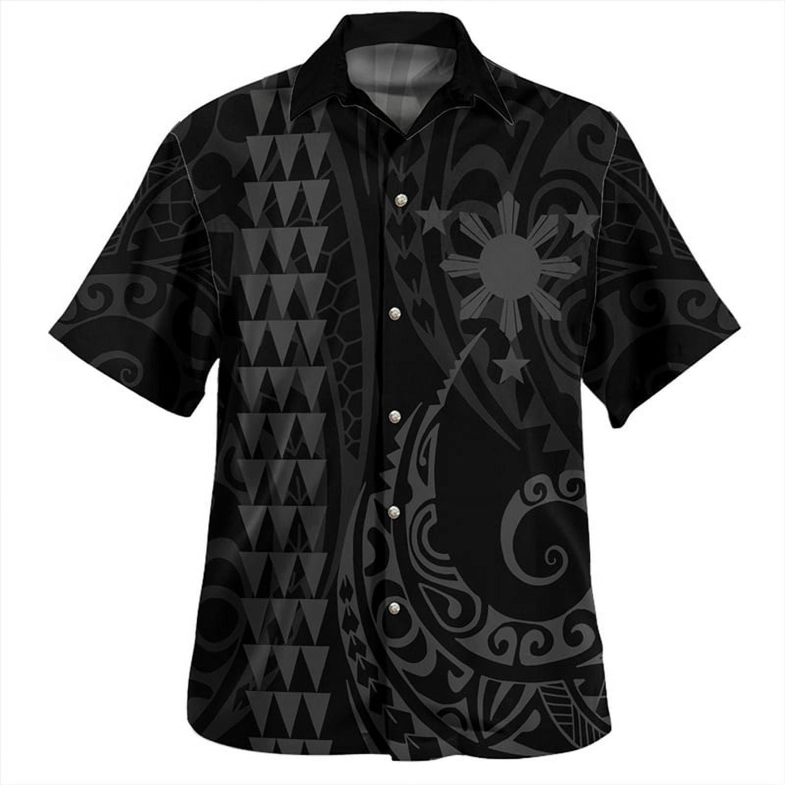 Philippines Sun Pattern Shirts Men Coat Of Arm 3d Printed Polynesian ...