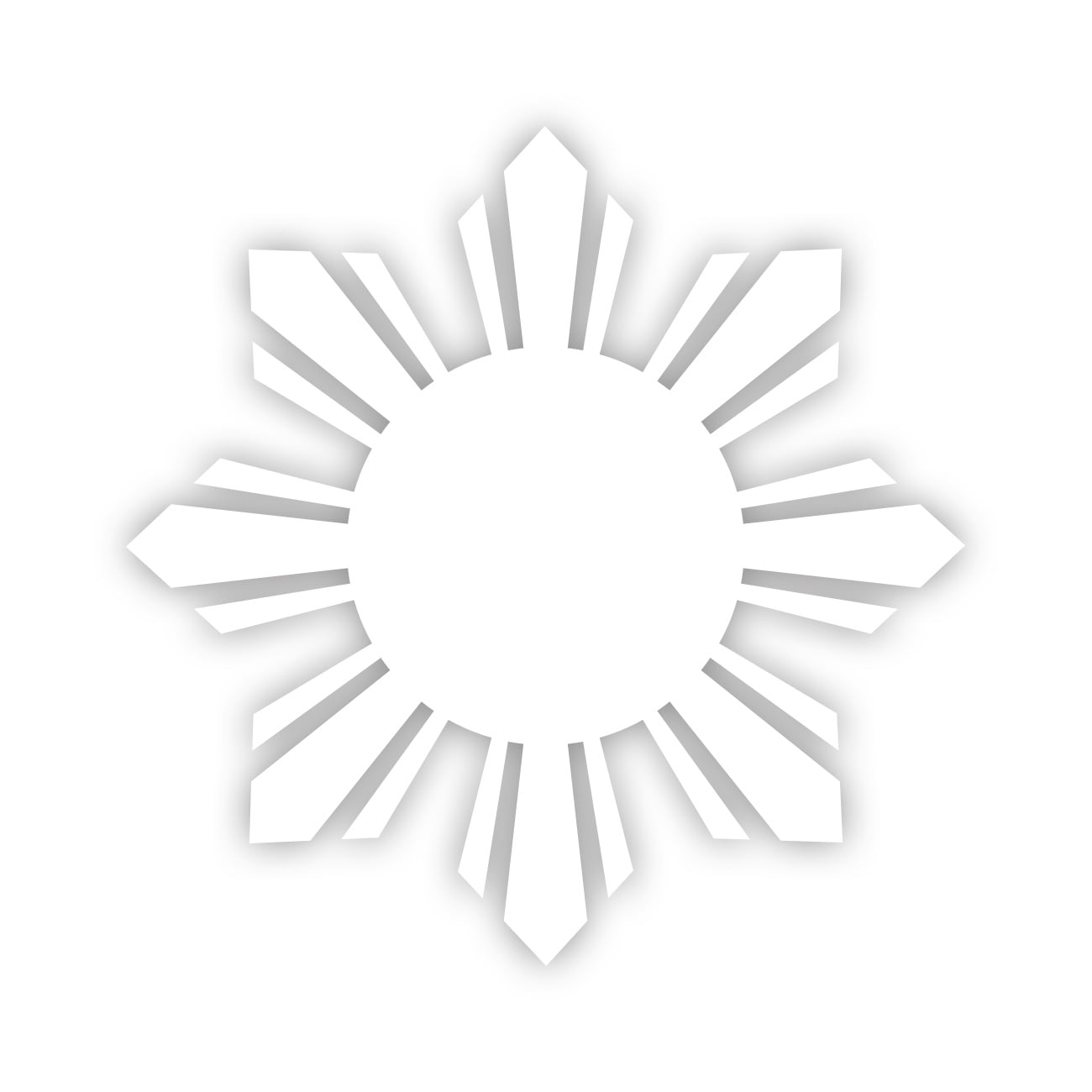 Philippines Sun Sticker Decal Die Cut - Self Adhesive Vinyl ...