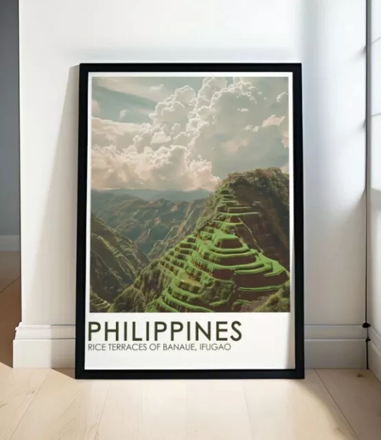 Philippines Travel Poster- Banaue Ifugao Decor NO FRAMED POSTER Home ...