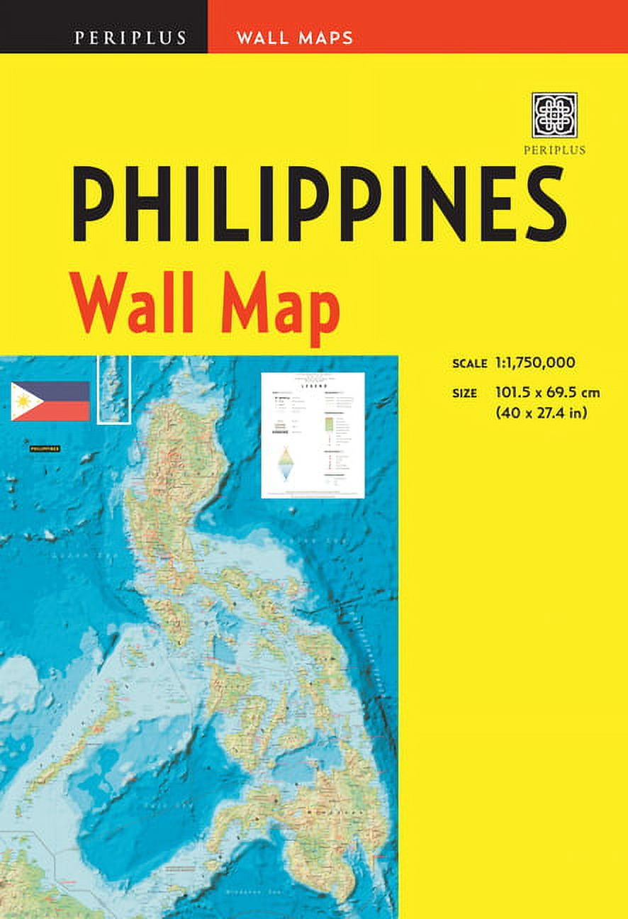 Philippines wall map second edition : scale: 1:1,750,000; unfolds to 40 ...