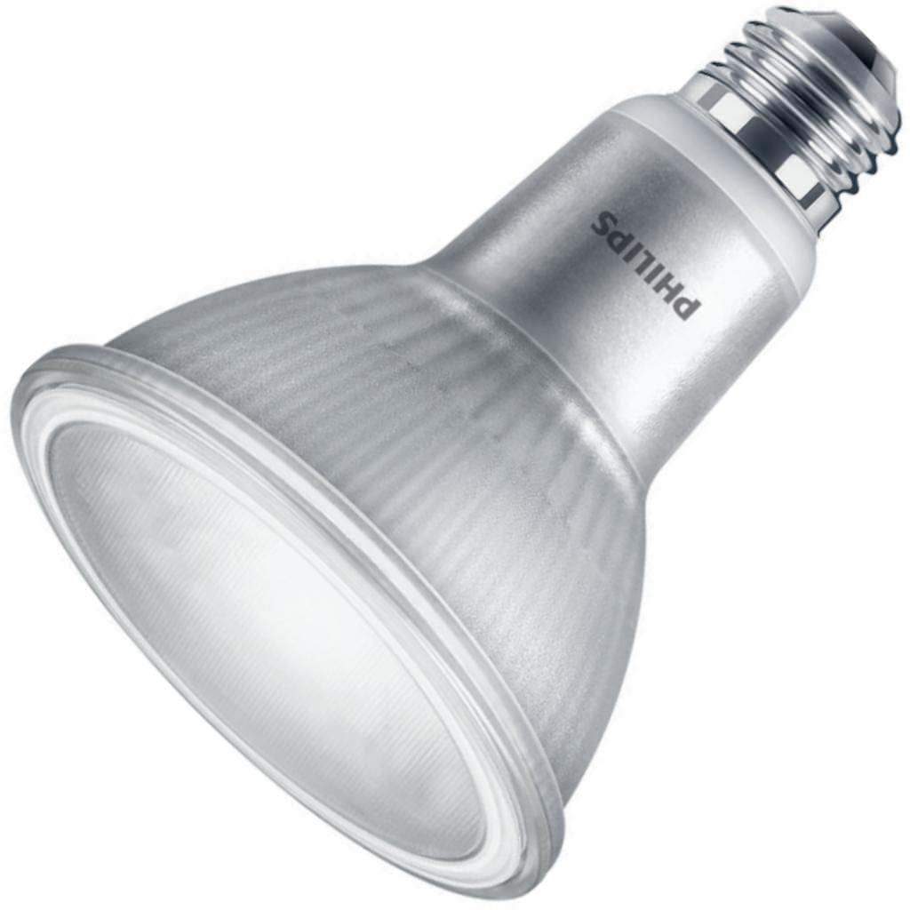 Philips 10w PAR30L Dimmable LED 4000k Cool White Flood 40 Light Bulb ...