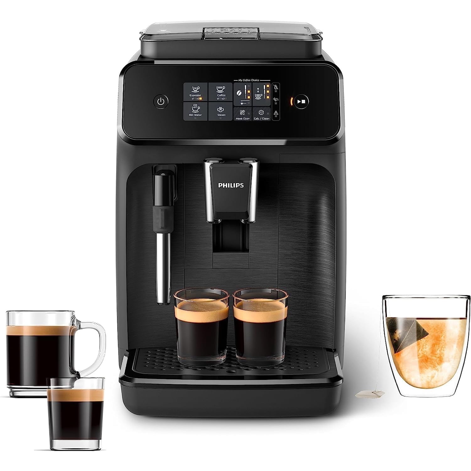 Philips Espresso Machine EP1220/04 1200 Series - Fully Automatic, Milk ...