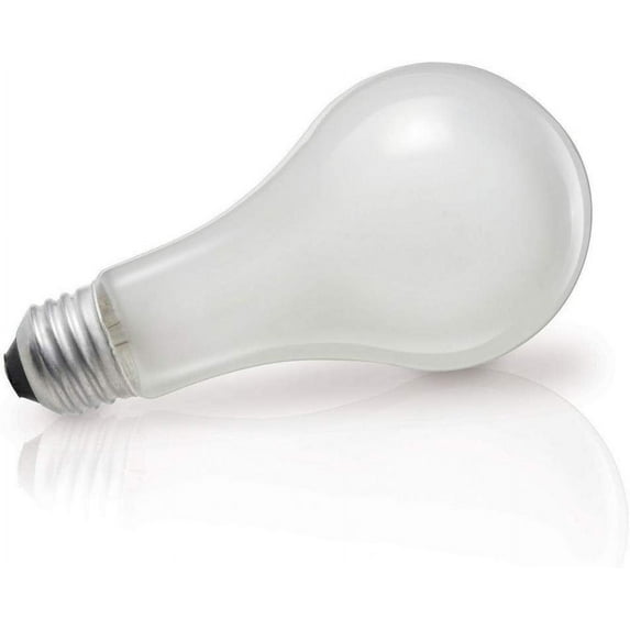 Philips 149716 100-watt A19 Silicone Coated Rough Service Light Bulb ...