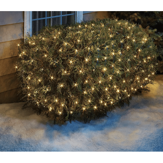 Philips 200ct Heavy Duty Net String Lights, 4'x8', Clear with Green ...