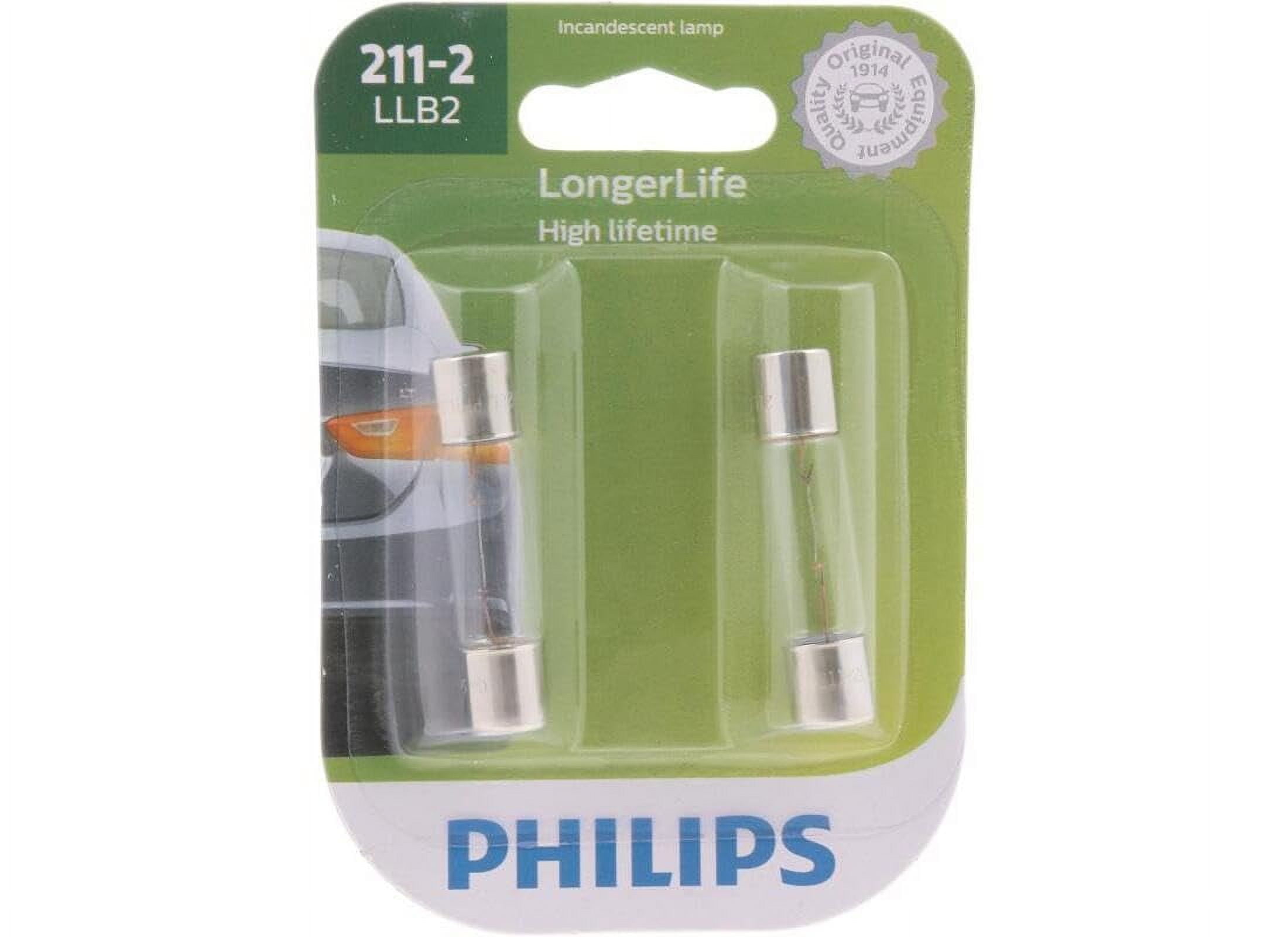 Philips 211-2 LongerLife Miniature IFF17 Bulb, 2 Pack - Walmart.com
