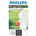 Philips 23w Twist GU24 CFL 2700k Warm White Fluorescent Bulb - 100w ...