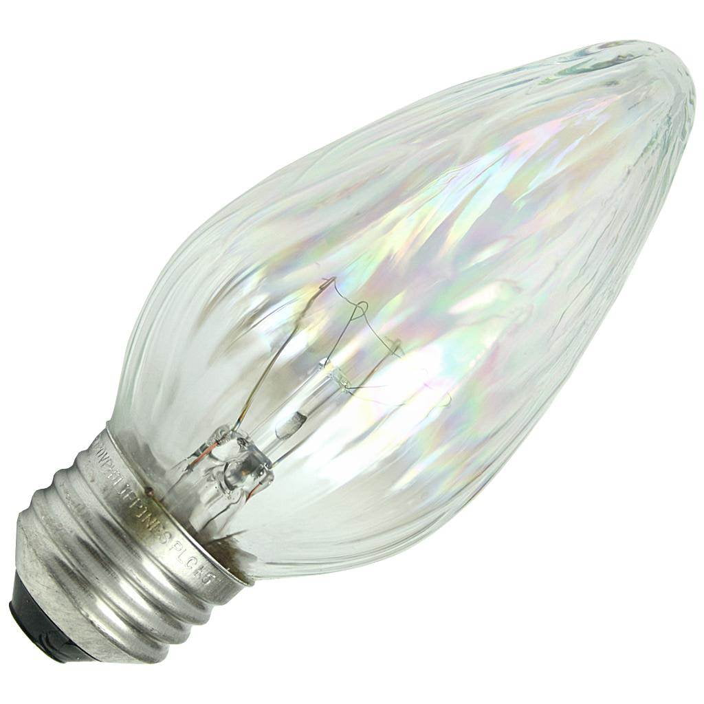 Philips 25w 120v F15 Iridescent E26 DuraMax Deco Flame Incandescent ...