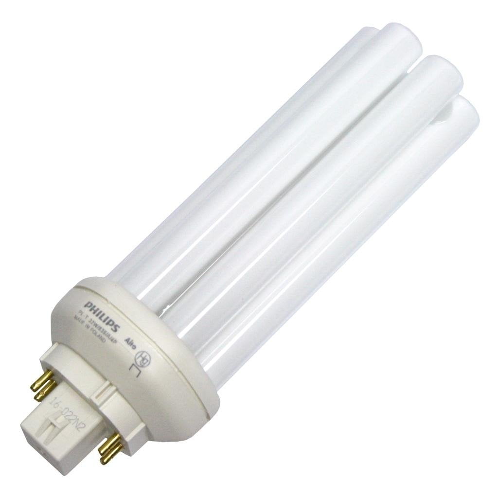 Philips 32W 4 Pin GX24q3 Neutral White Long Triple Twin Tube CFL Bulb - Walmart.com