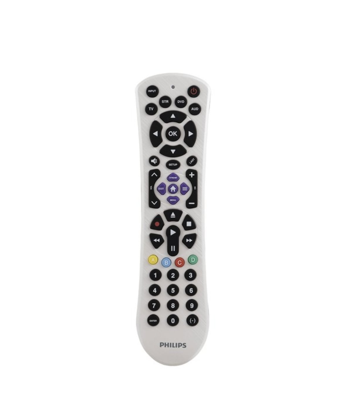 Philips 4-Device Universal Remote Control Pearl White - Walmart.com