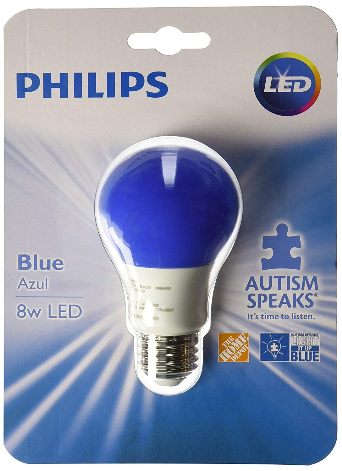 Philips 60 Watt Equivalent Medium Base A19 Non-Dimmable Instant On ...