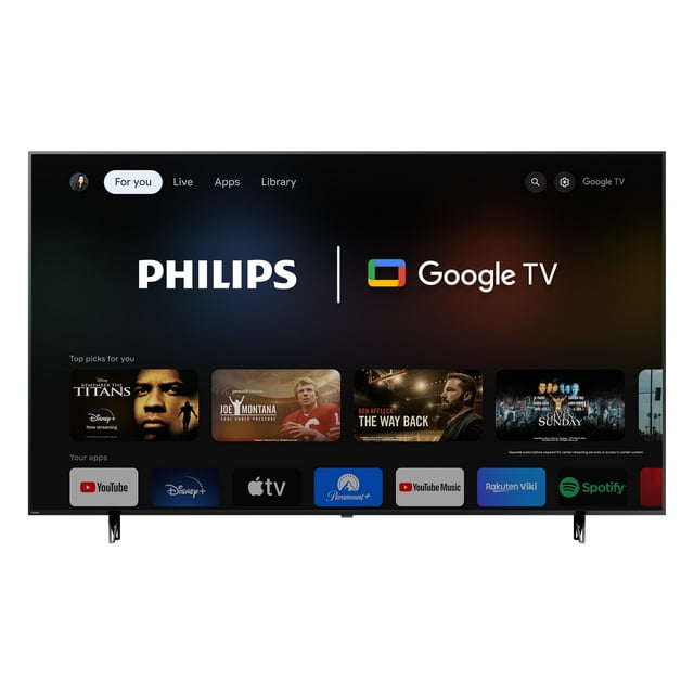 Philips 75" Class 4K Ultra HD (2160p) Google Smart LED TV (75PUL7552/F7 ...