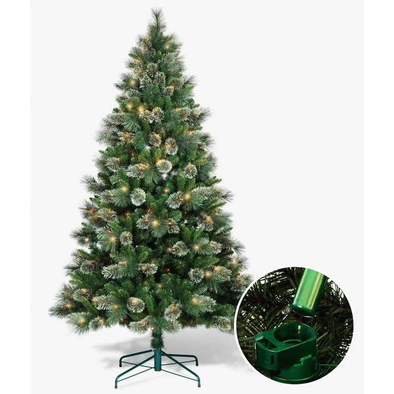 Philips Led Christmas Tree SmileMart 4.5ft Pre Lit Spruce Artificial