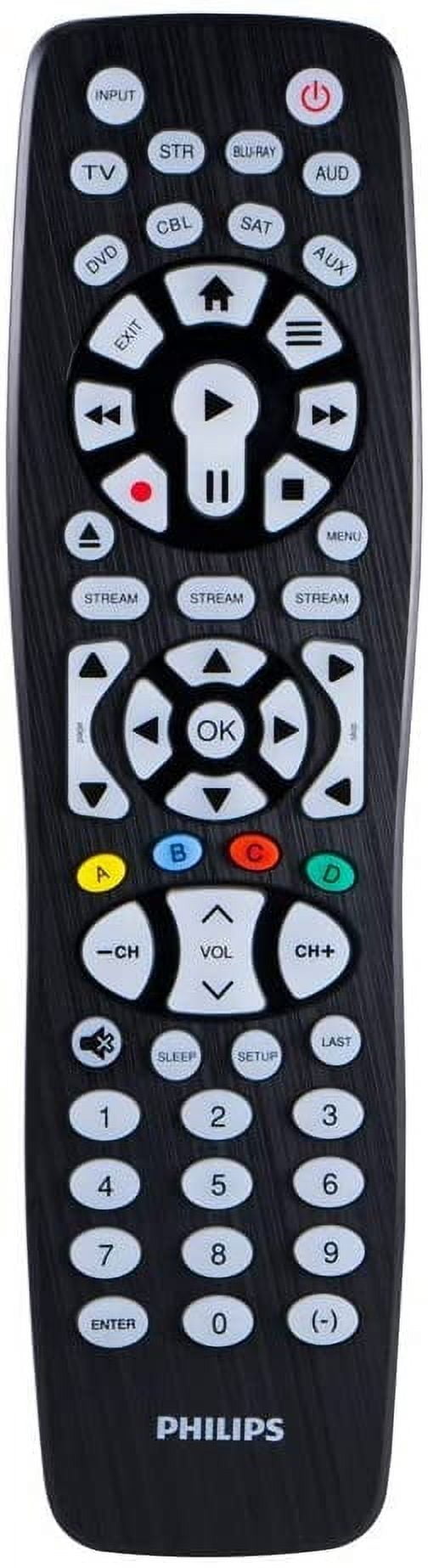 Philips 8 Device Elite Plus Backlit Universal Remote Control - Brushed ...