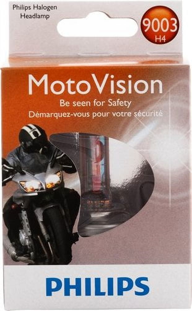 Philips 9003 MotoVision Motorcycle and Powersport Replacement Headlight ...