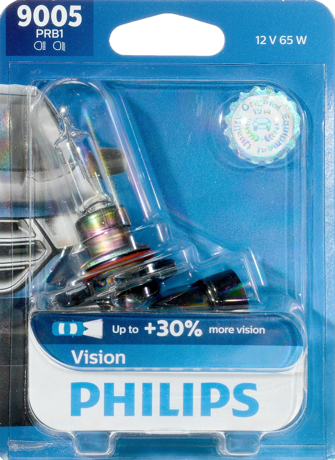 Philips Vision headlight 9005, Pack of 1 - Walmart.com