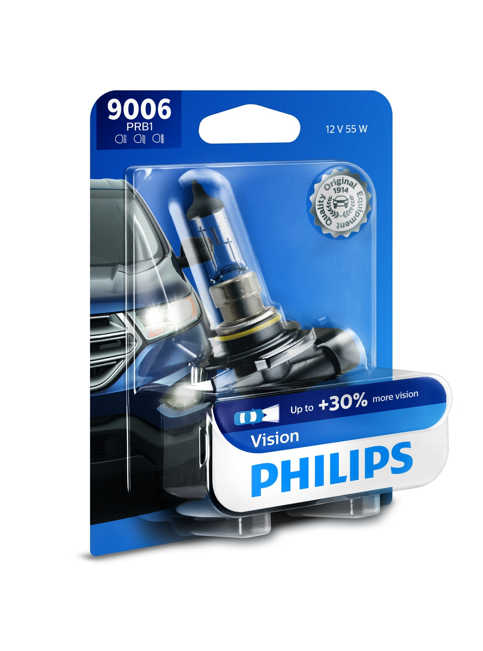 Philips 9006 Vision Upgrade CM31 Headlight Bulb with up to 30% More Vision, 1 Pack - Walmart.com