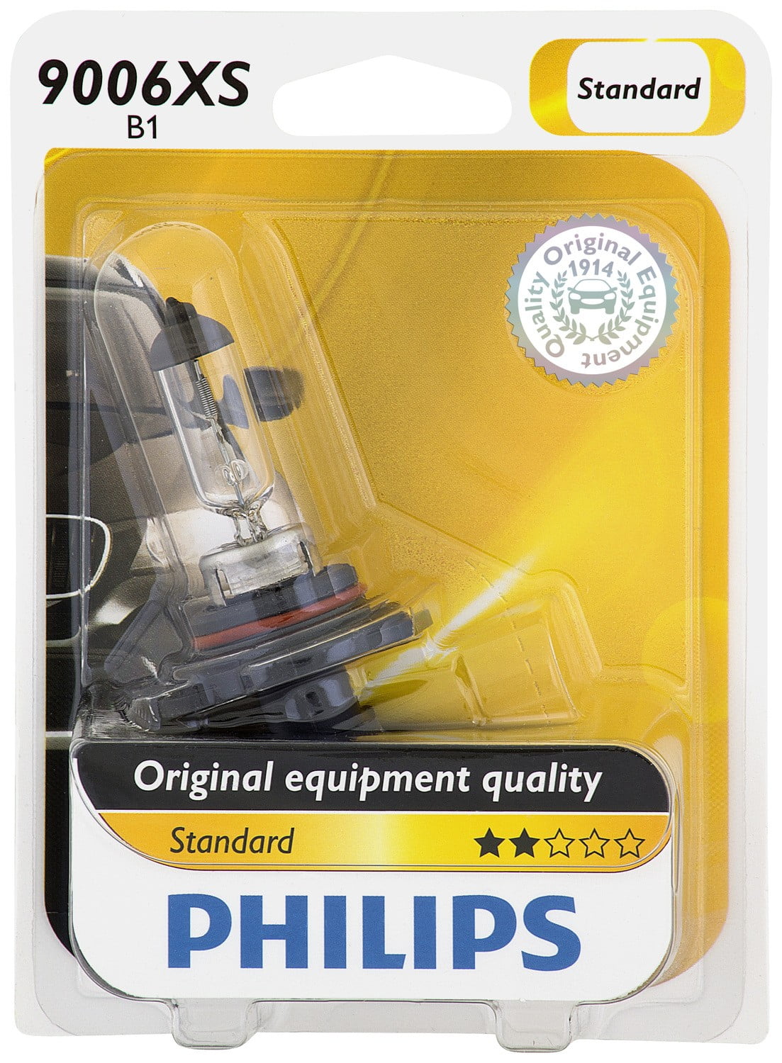 Philips 9006Xs White Halogen Clear Automotive Bulb - Walmart.com