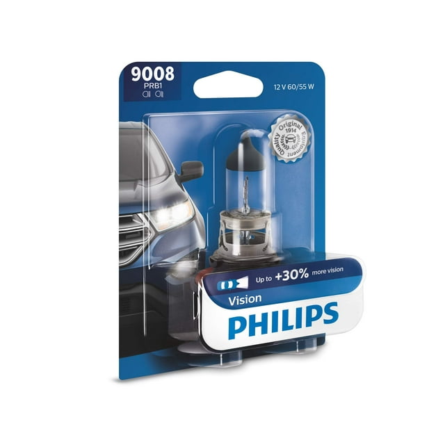 Philips 9008 Vision Upgrade CM31 Headlight Bulb with up to 30% More ...
